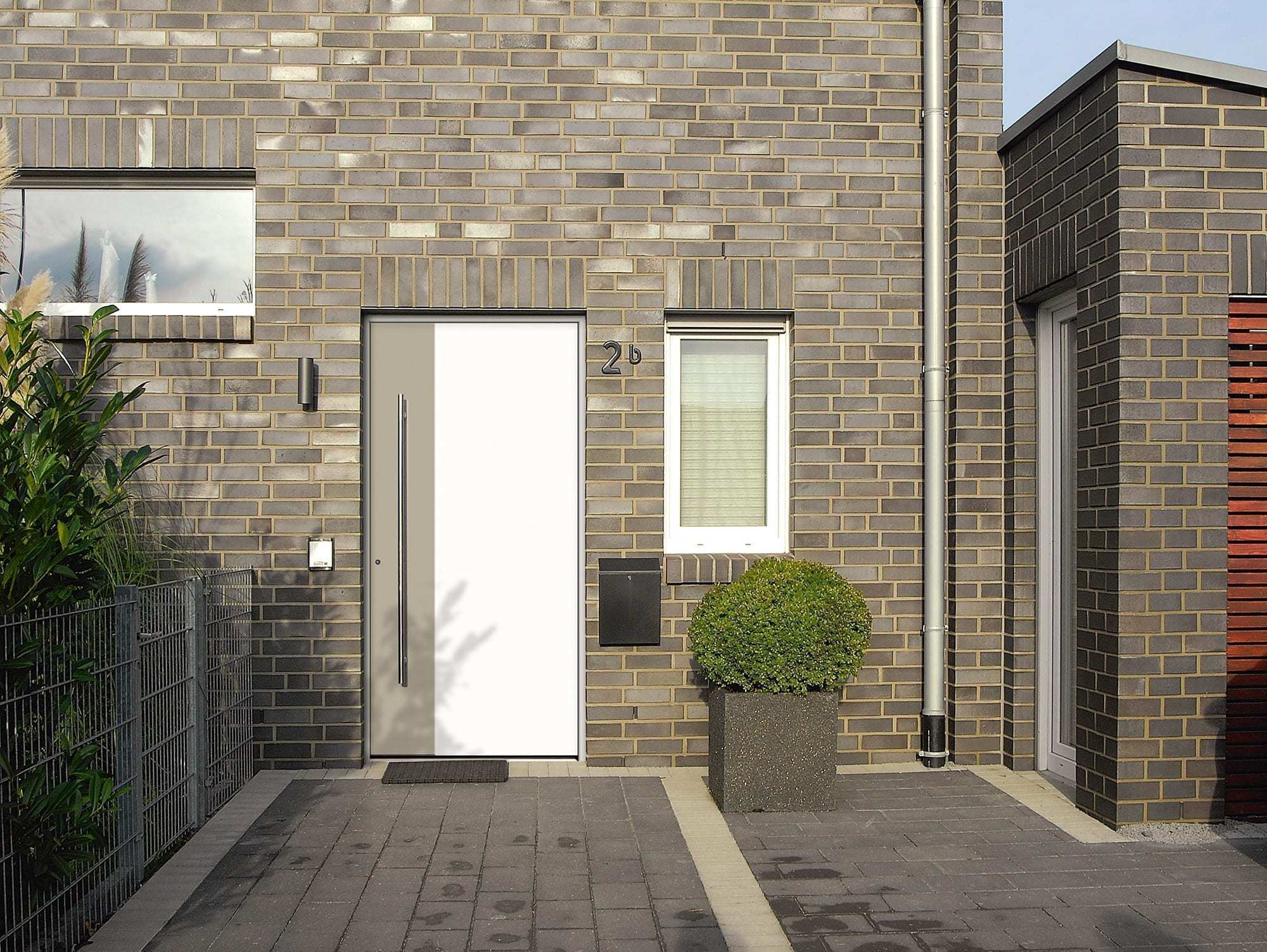 PVC exterior panel door Trocal 88 Standard von FENSTERNORM.COM