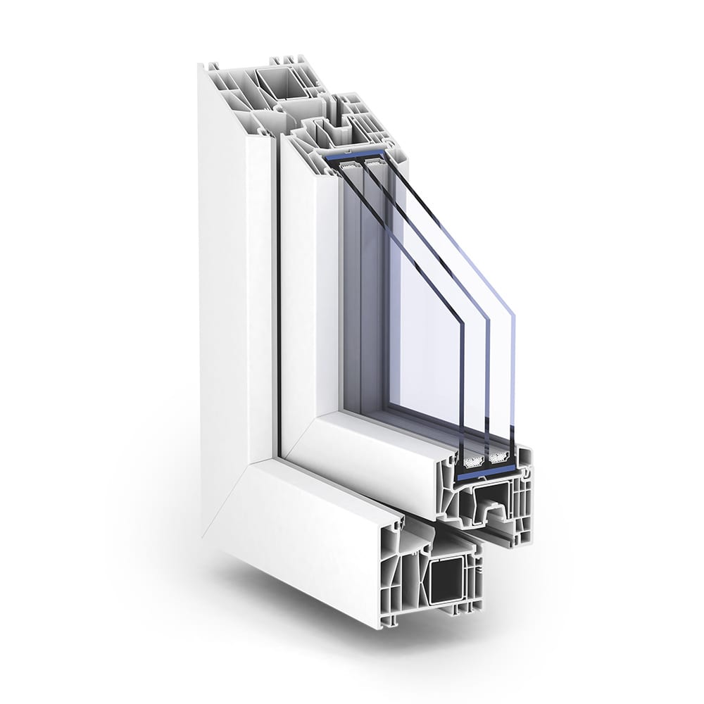 PVC windows TROCAL 88 Standard | FENSTERNORM.COM